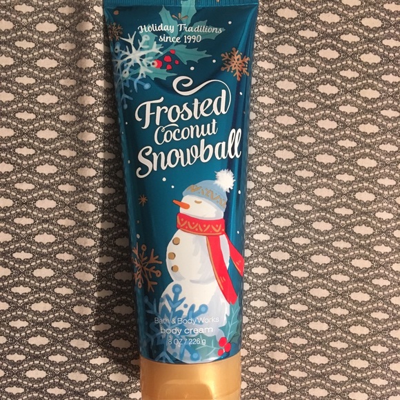 Bath & Body Works | Other | Frosted Coconut Snowball Body Cream | Poshmark